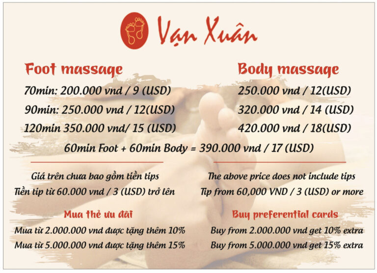 ハノイのマッサージ・スパ おすすめ9選（低価格から高級店まで） | VietScout（ベトスカウト）